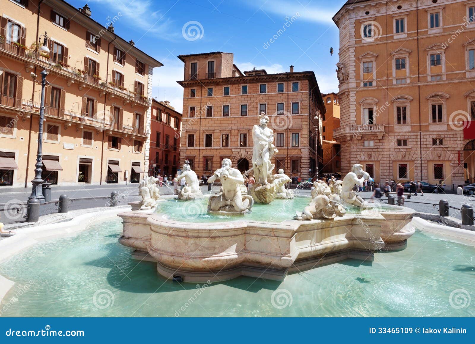Piazza Navona - Rome Royalty-Free Stock Photography | CartoonDealer.com ...