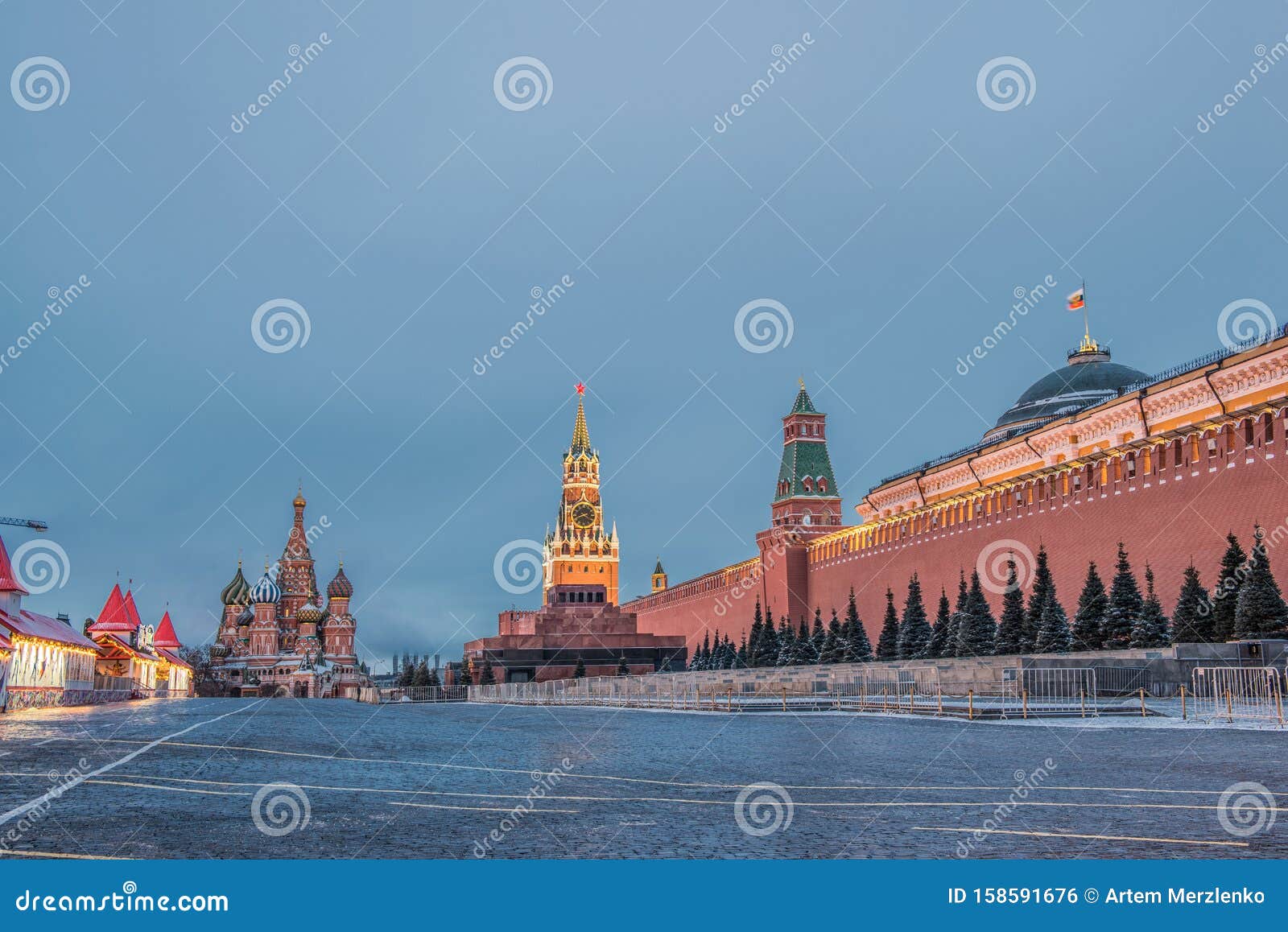 Piazza Rossa, Mausoleo Di Lenin a Mosca, Russia Fotografia Stock ...