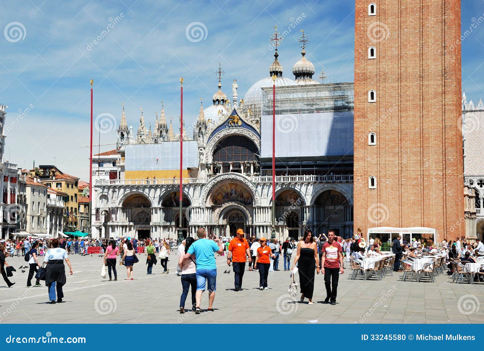 Piazza San Marco immagine editoriale. Immagine di italia - 33245580