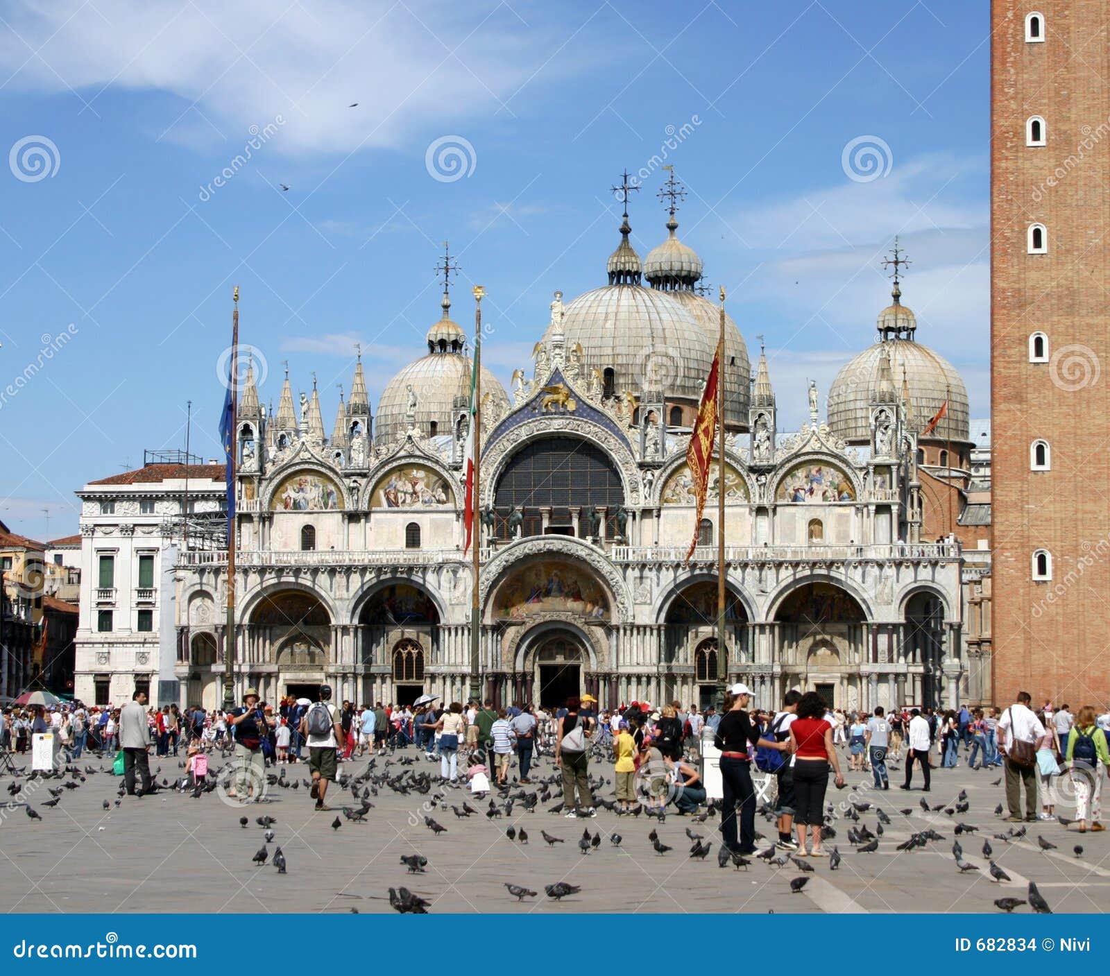 Piazza San Marco in Venice stock photo. Image of museum - 682834