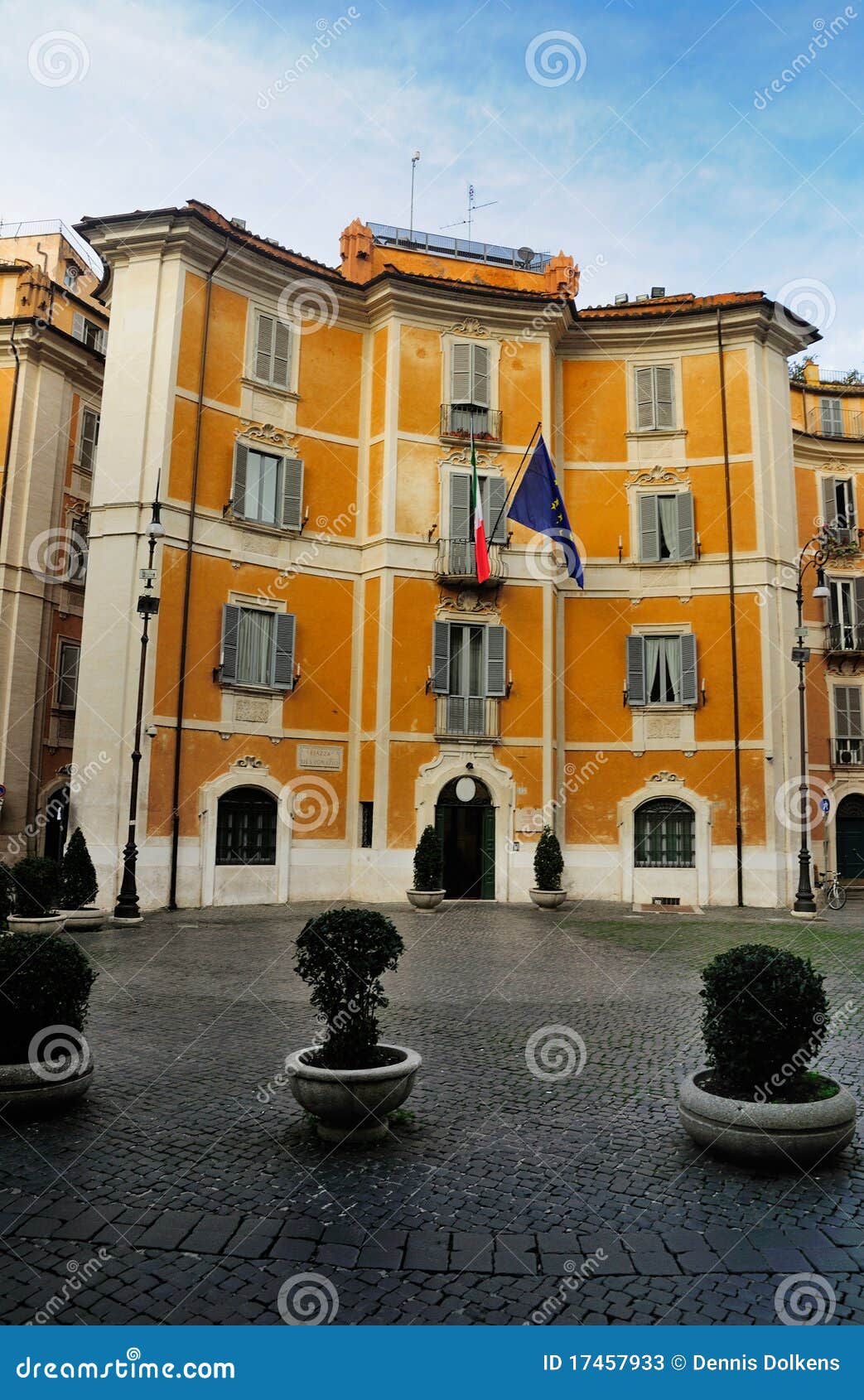 Piazza Sant Ignazio, Roma stock image. Image of rome - 17457933
