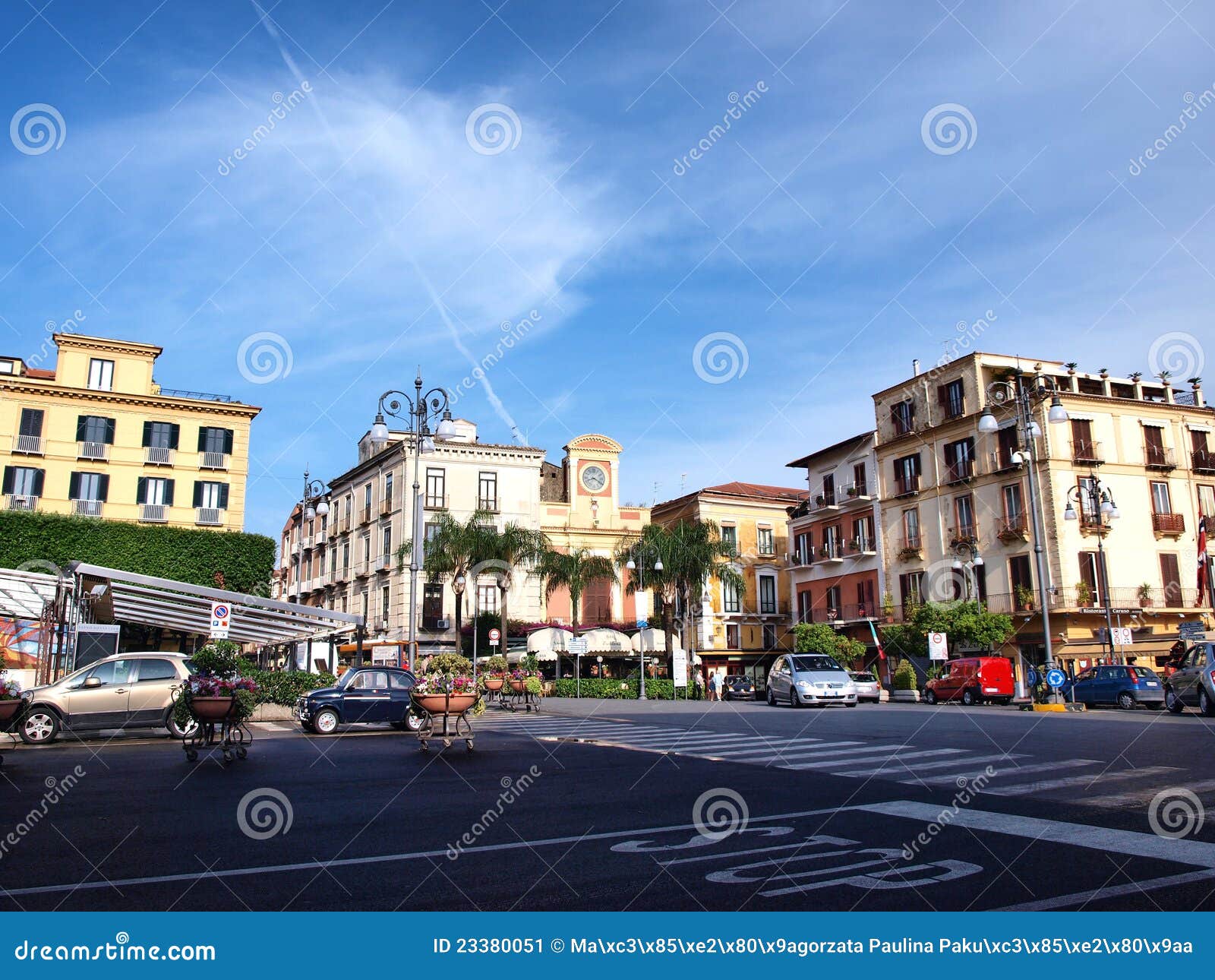 Piazza Tasso, Sorrento, Italy Editorial Photo - Image of italy, italia ...