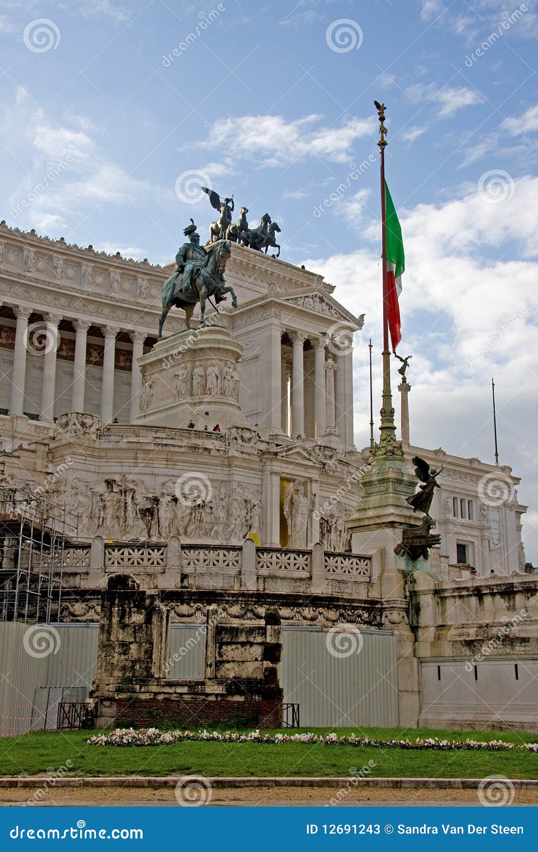Piazza Venezia, Rome Royalty-Free Stock Photography | CartoonDealer.com ...
