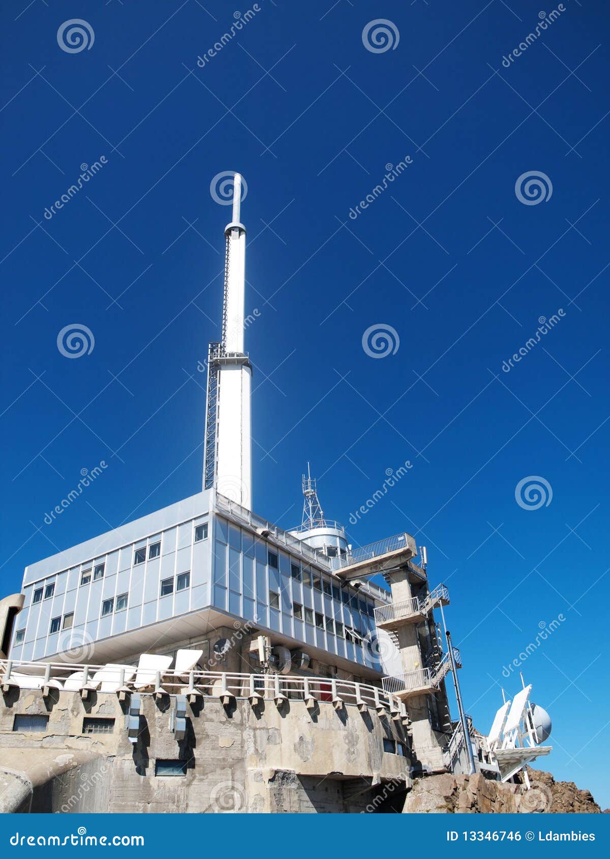 Pic du midi observatory stock photo. Image of exploration - 13346746