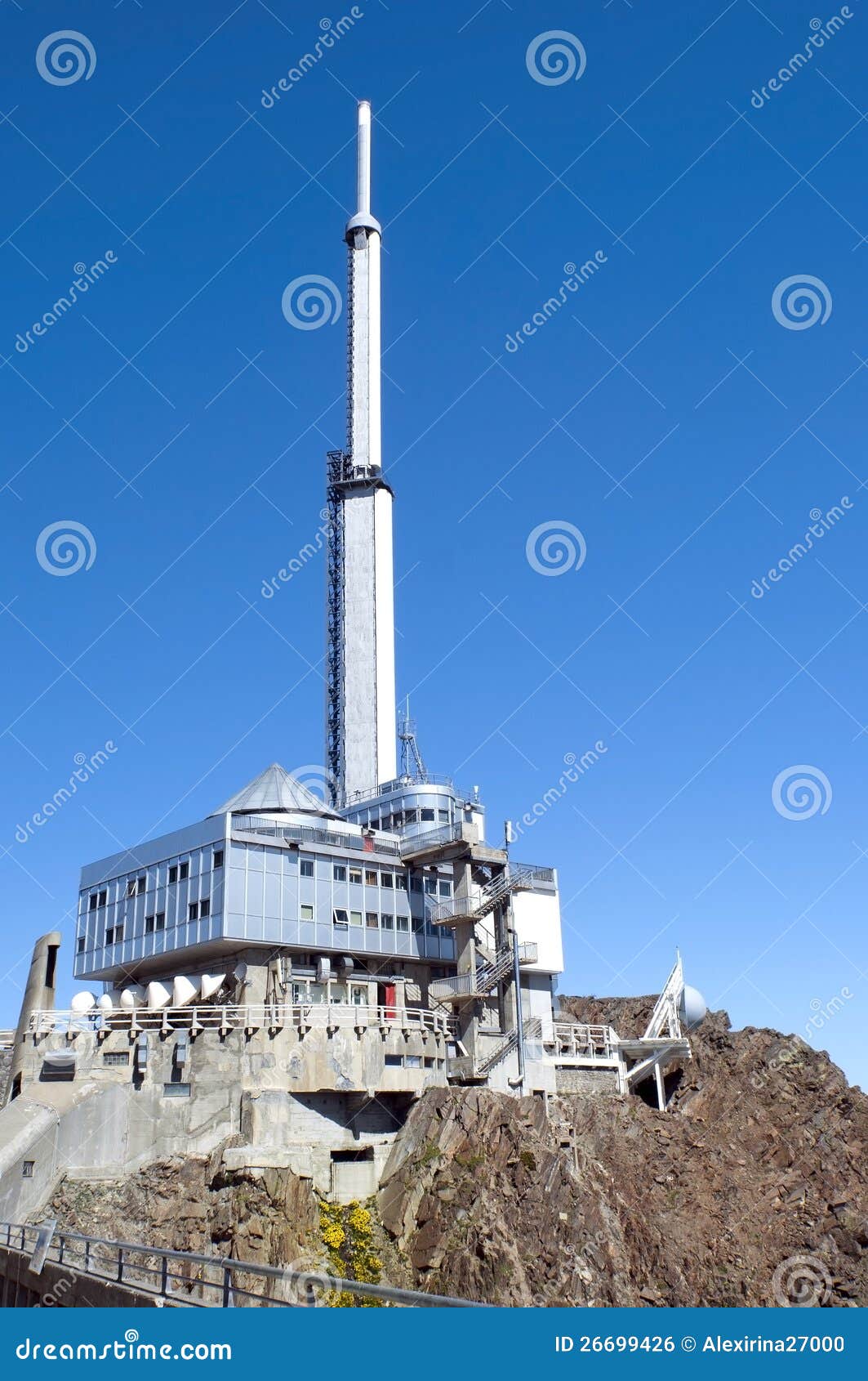 Pic Du Midi Observatory in the French Pyrenees Stock Photo - Image of ...