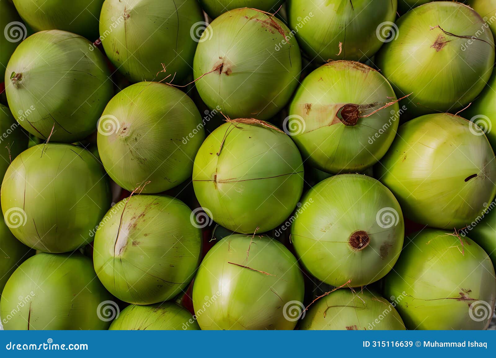 Pic an Enticing Display of Fresh Young Coconuts Captured in Foodgraphy ...