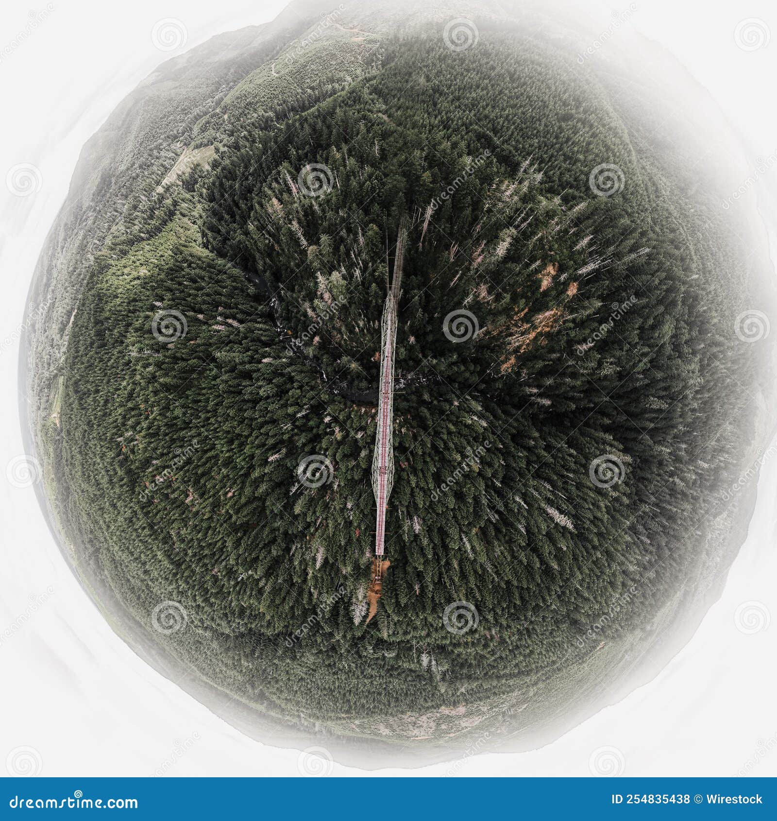 360 Pic of High Steel Bridge in Washington State. Stock Photo - Image ...