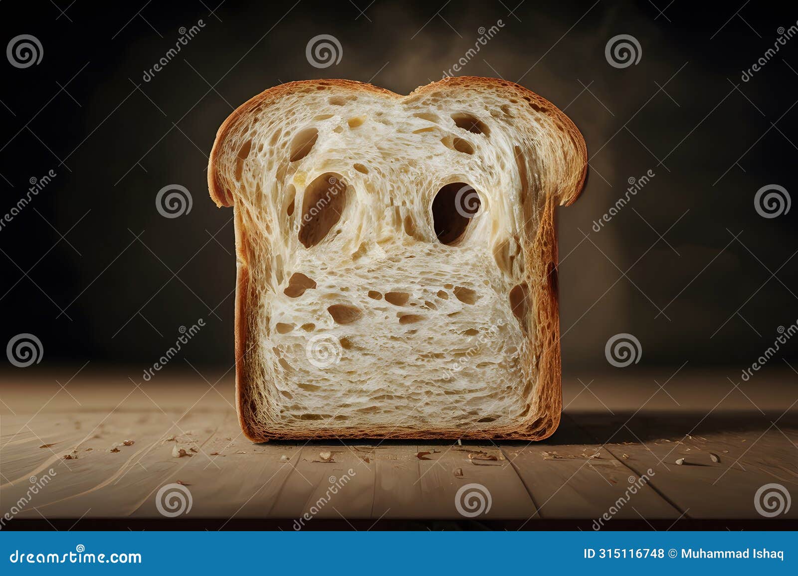 Pic Hyperrealistic Portrait Capturing the Essence of Slice of White ...