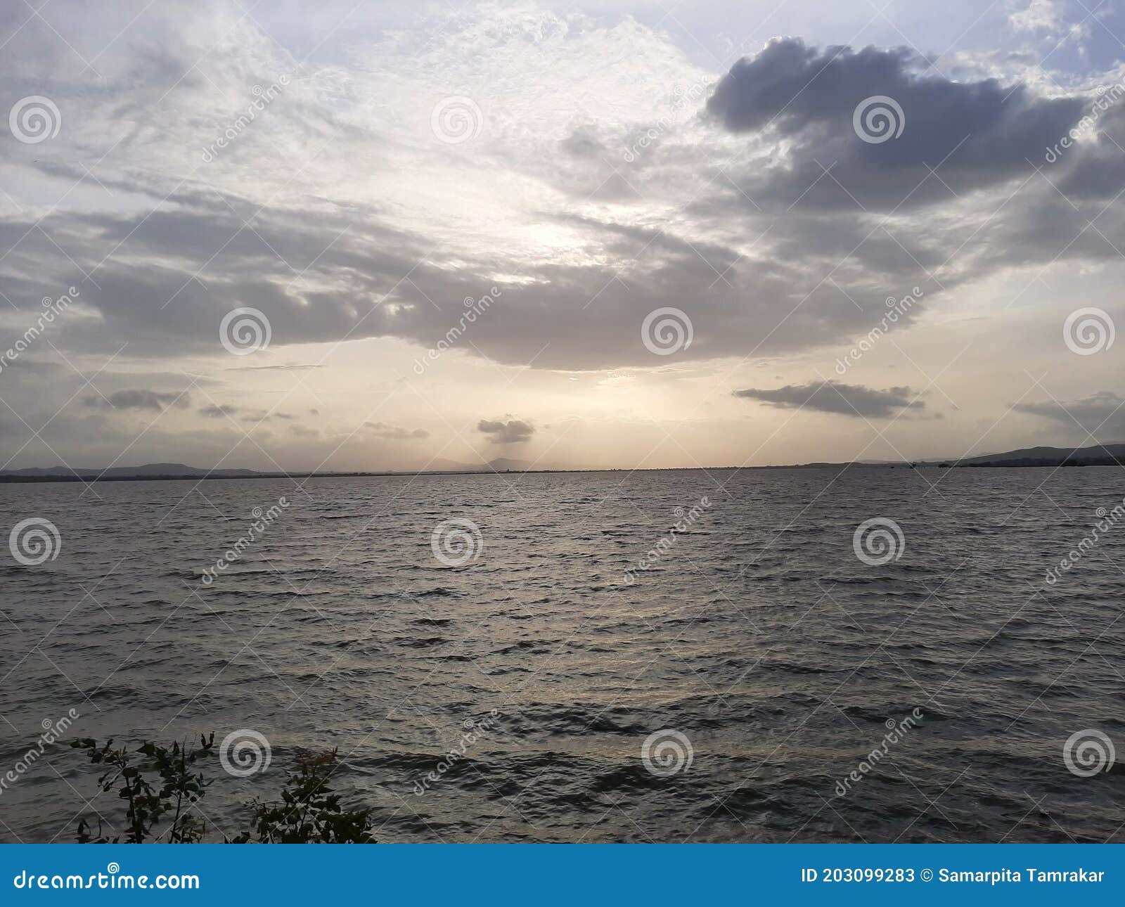 A Scenic Capture of a Nice Calm Lake Stock Image - Image of calm ...