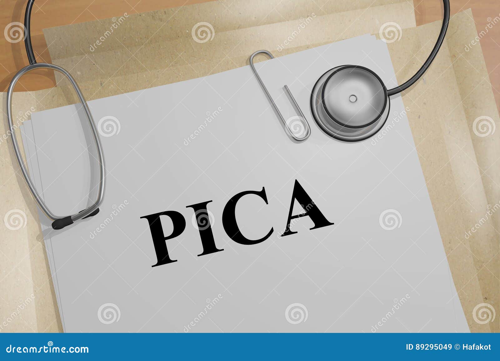 Pica - medical concept stock illustration. Illustration of medicine ...