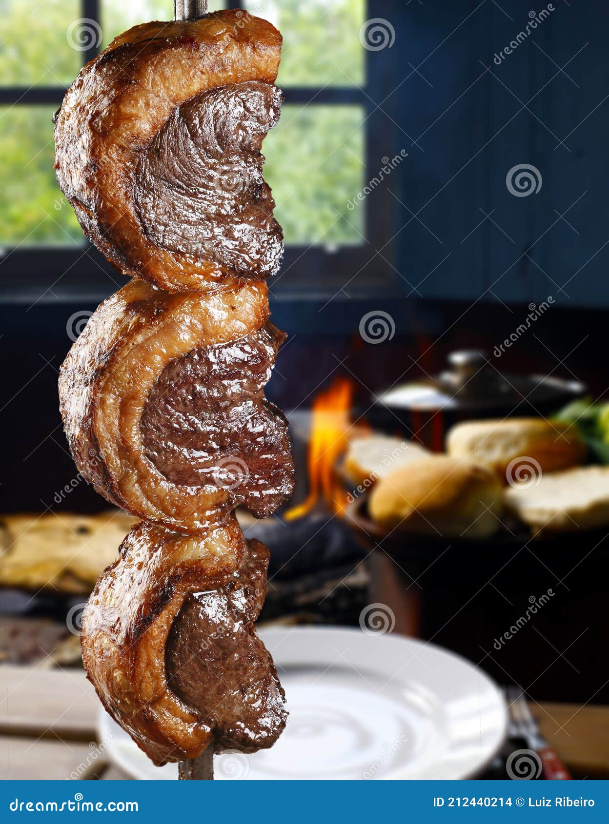 Picanha, Traditional Brazilian Stock Photo - Image of picanha, party ...