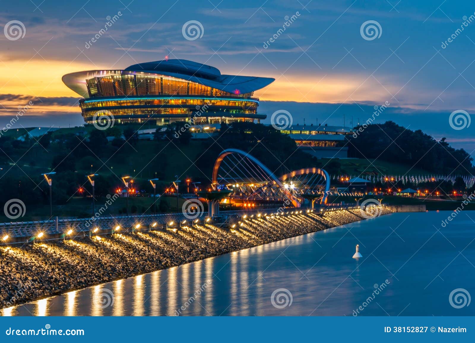 PICC Putrajaya, Malaysia stock image. Image of firework - 38152827