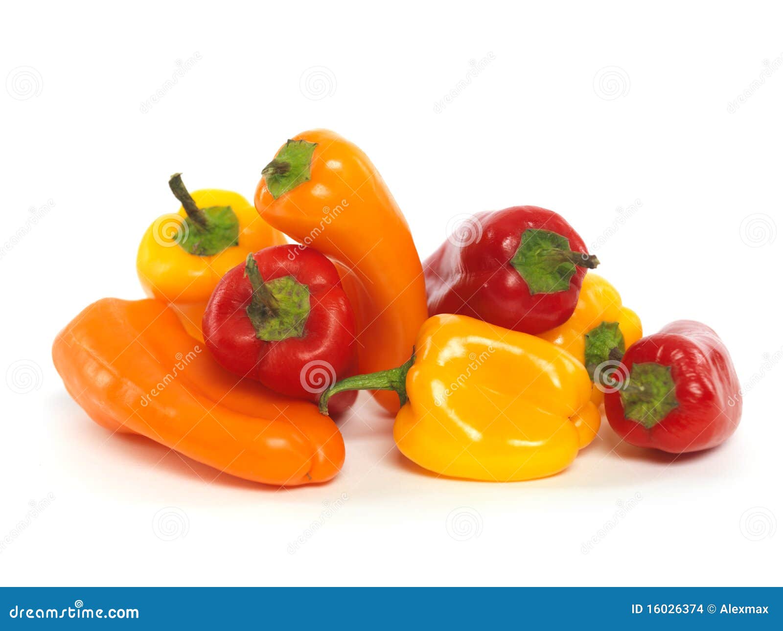 Piccoli peperoni dolci fotografia stock. Immagine di colorato - 16026374