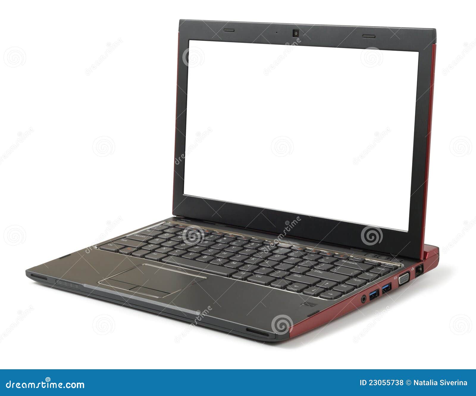 Piccolo Computer Portatile Moderno Fotografia Stock - Immagine di ...