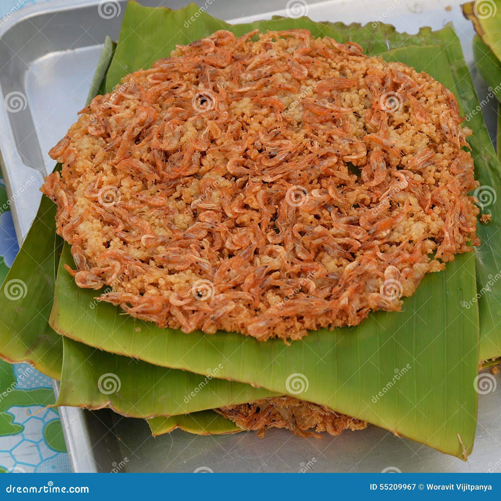 Piccolo gambero fritto immagine stock. Immagine di croccante - 55209967