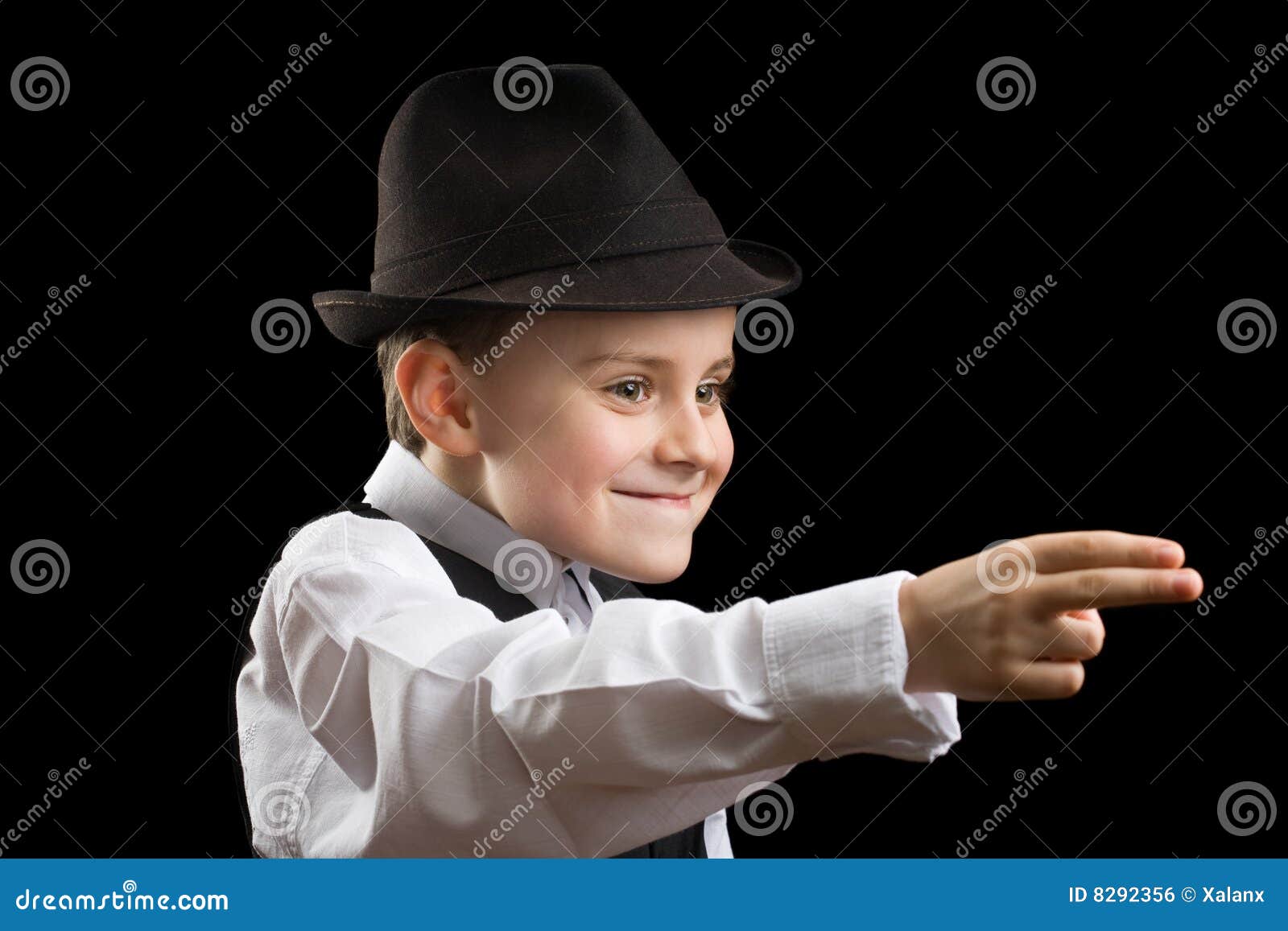 Piccolo gangster fotografia stock. Immagine di allegro - 8292356