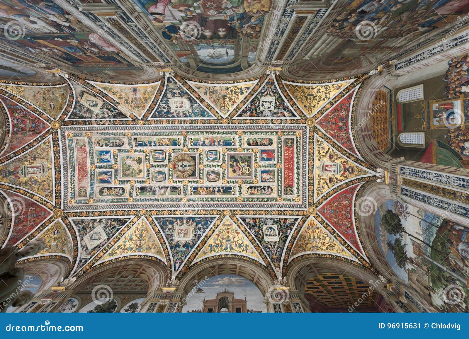 Piccolomini Library in Siena Stock Image - Image of italy, duomo: 96915631