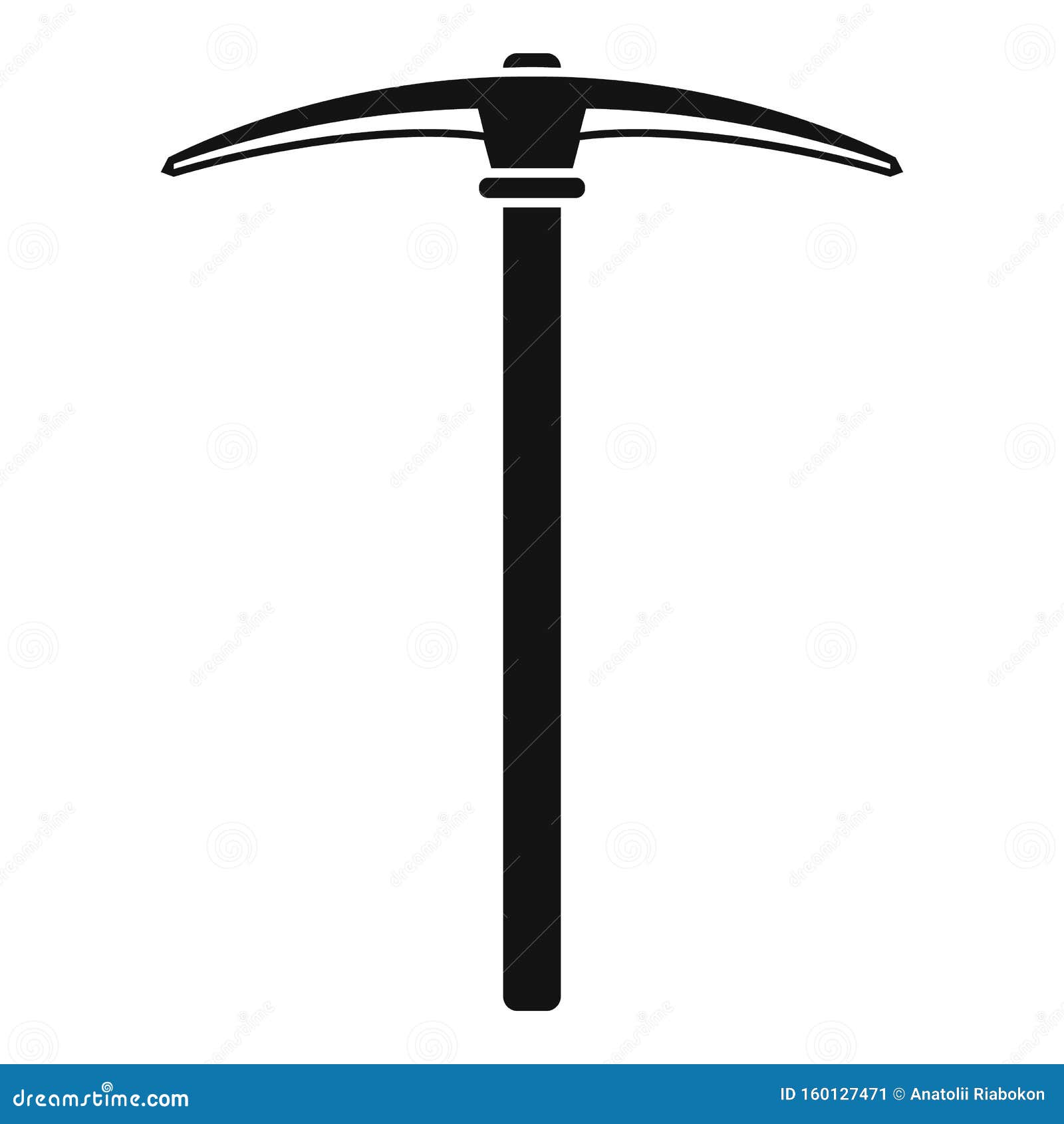 Pick Axe Icon, Simple Style Stock Vector - Illustration of metal, icon ...
