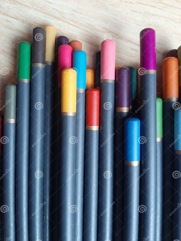 Pick the color pencil stock photo. Image of face, green - 221926886