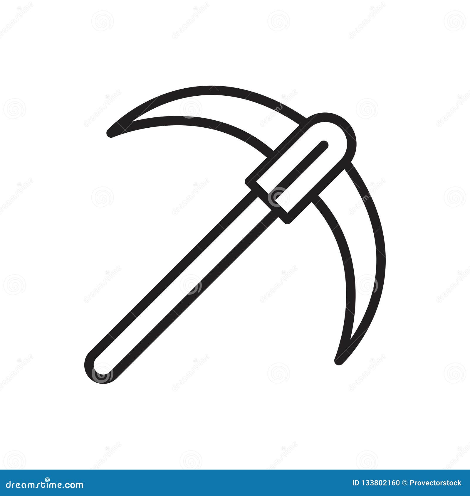 Pick Icon Vector Sign and Symbol Isolated on White Background Stock ...