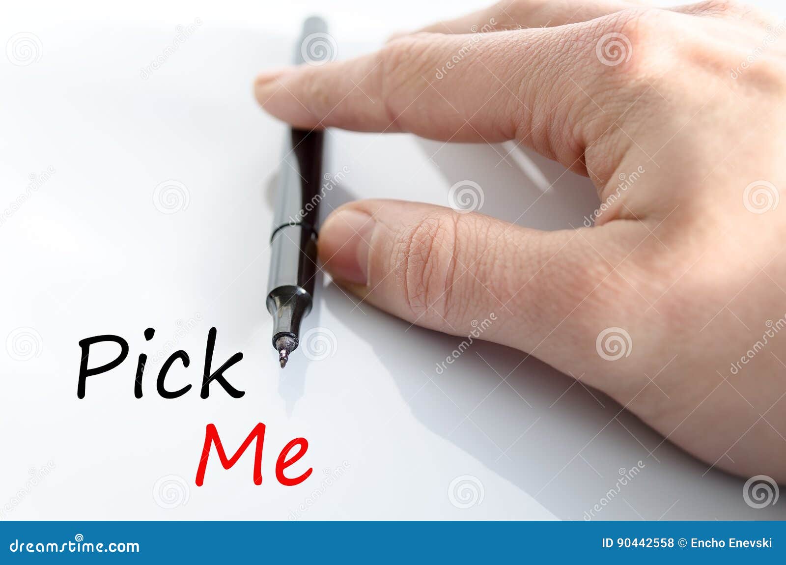 Pick Me Concept stock photo. Image of company, business - 90442558