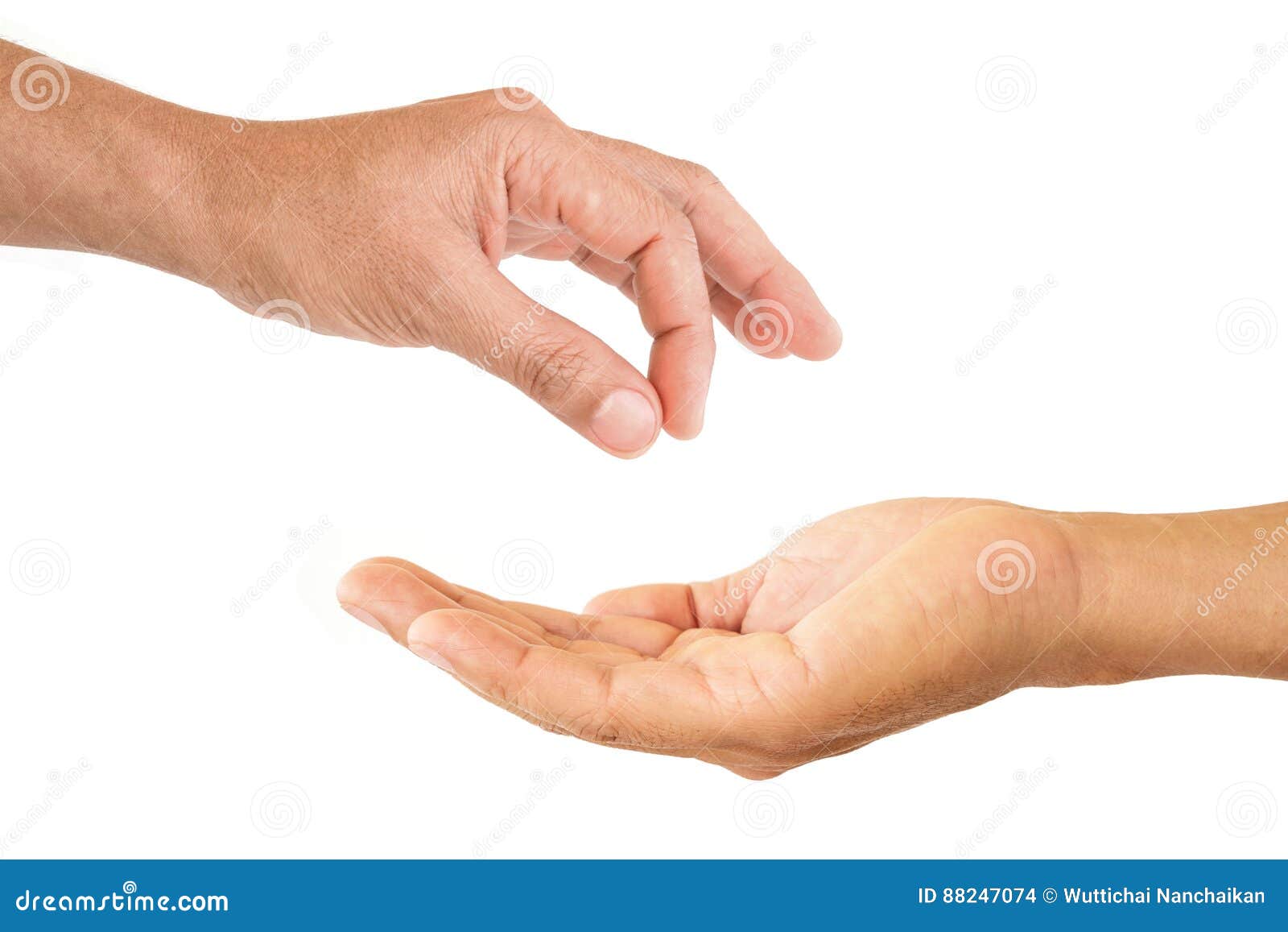 Pick and receive hand stock photo. Image of give, white - 88247074