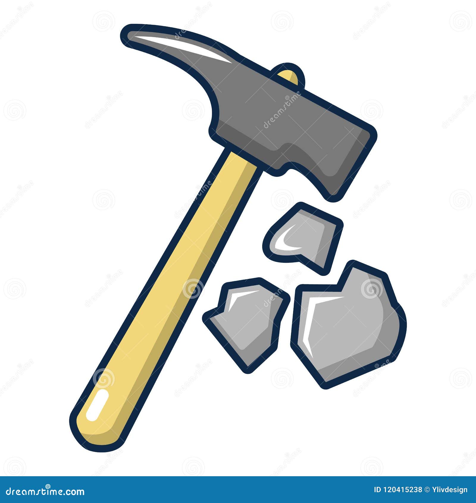 Pick Tool Icon, Cartoon Style Stock Vector - Illustration of punch ...