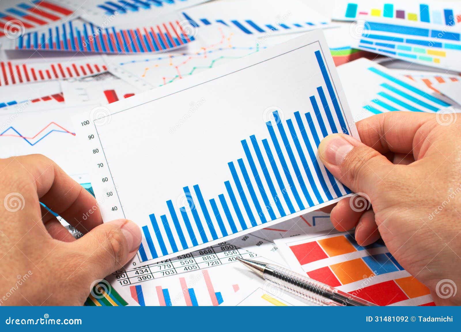 Pick up a graph. stock photo. Image of numerical, concept - 31481092