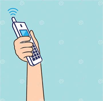 Pick up the phone Vector stock vector. Illustration of file - 62614911