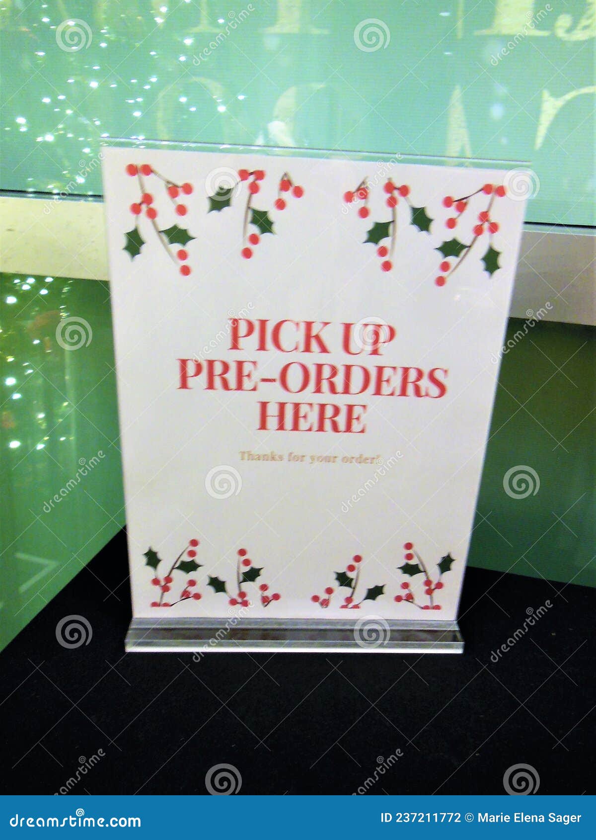 Pick Up Pre-Orders Here Signage Stock Illustration - Illustration of ...