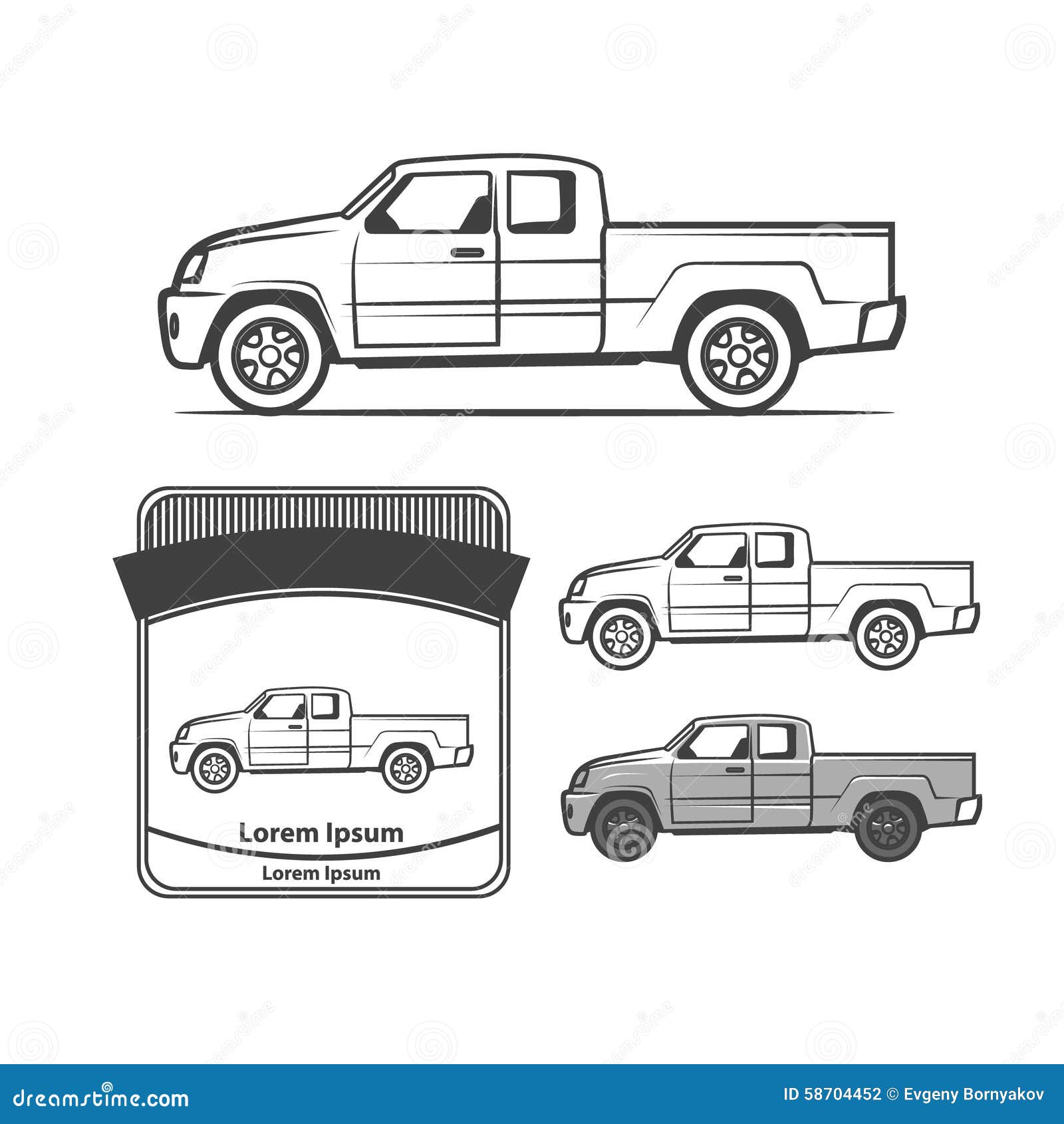 Pick up3 stock illustration. Illustration of carrying - 58704452