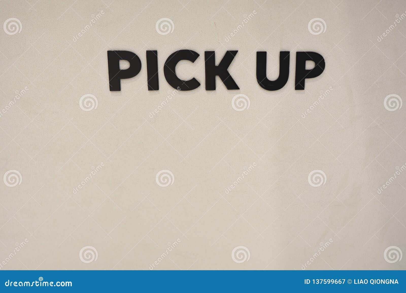 Pick up stock image. Image of sign, vector, word, label - 137599667