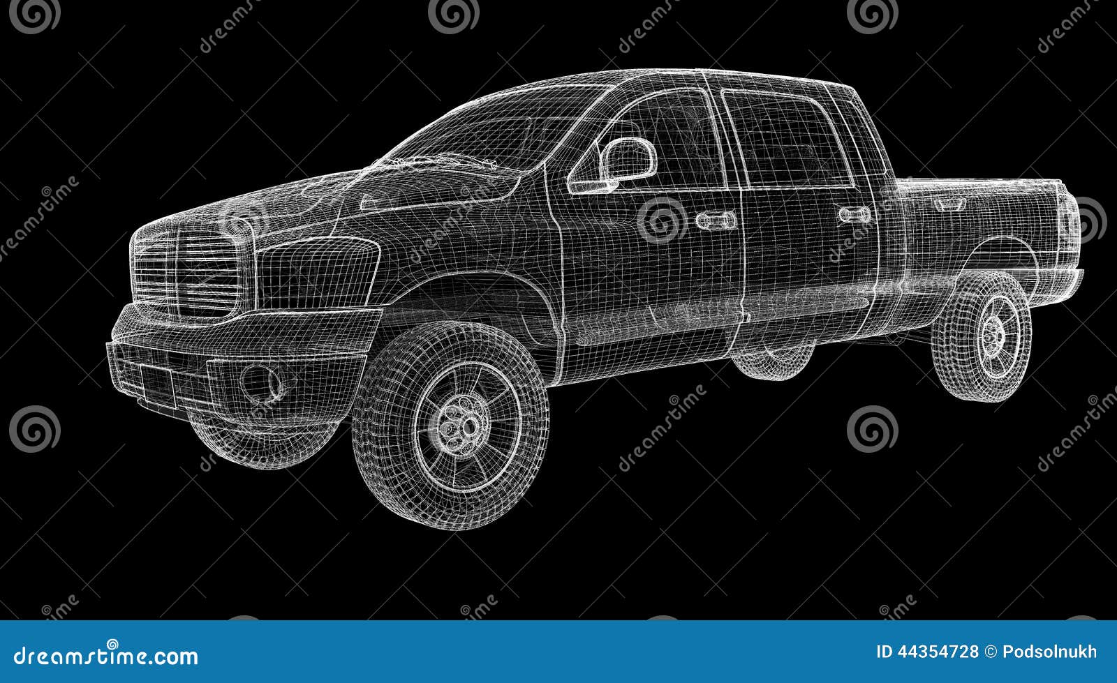 Pick up truck stock photo. Image of black, contemporary - 44354728