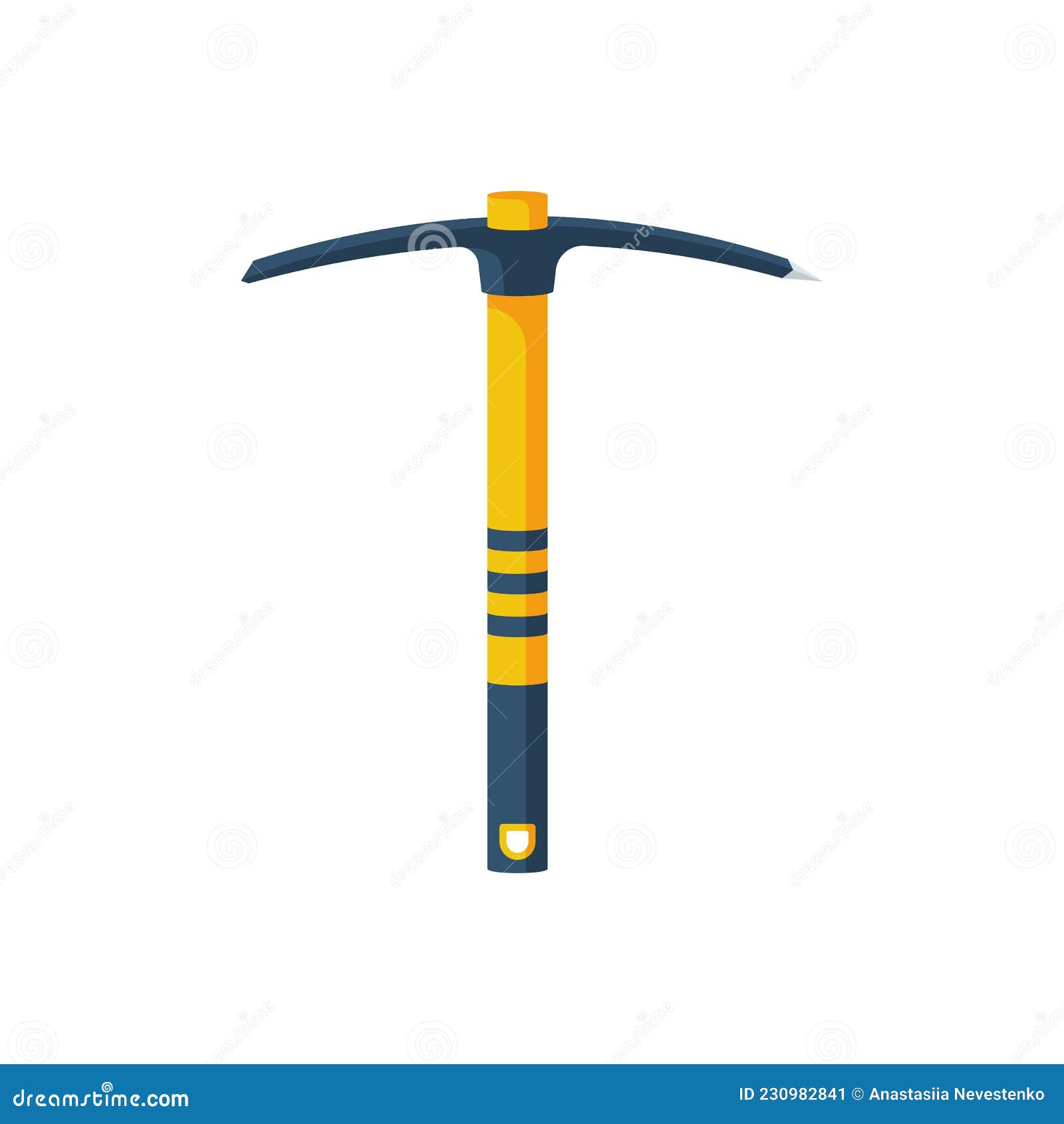 Pickax Vector Illustration, Construction Workers Tool. | CartoonDealer ...