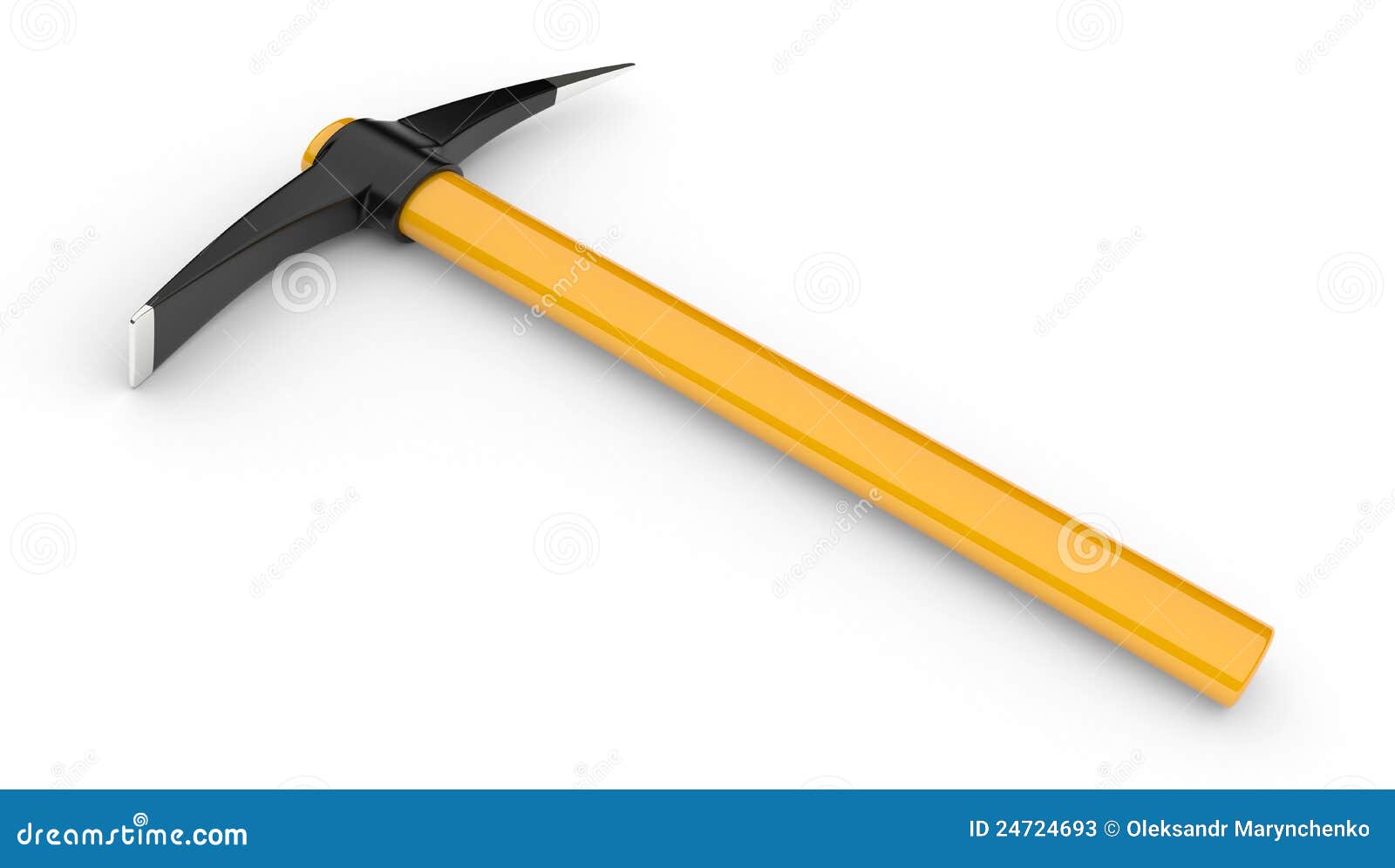 Handheld Pickaxe Clipart