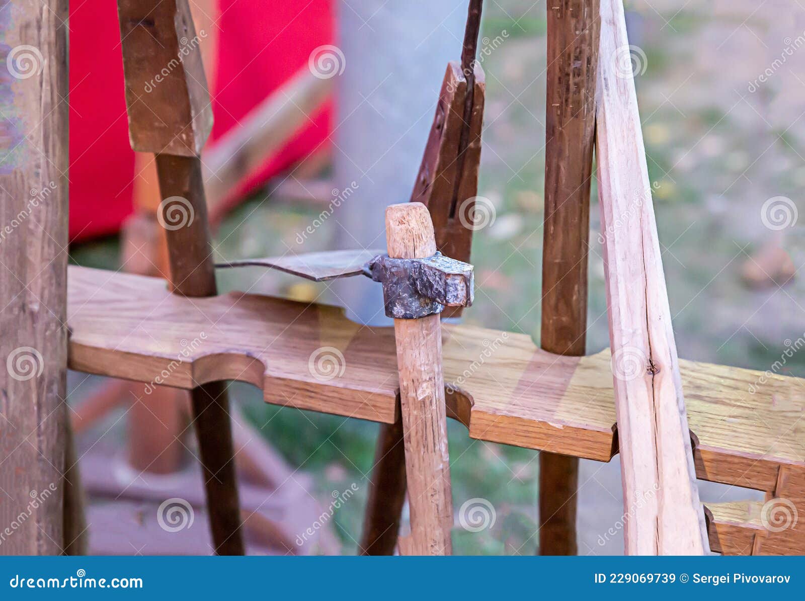 Pickaxe Hand Tool for Construction and Farming, Traditional Tool Stock ...