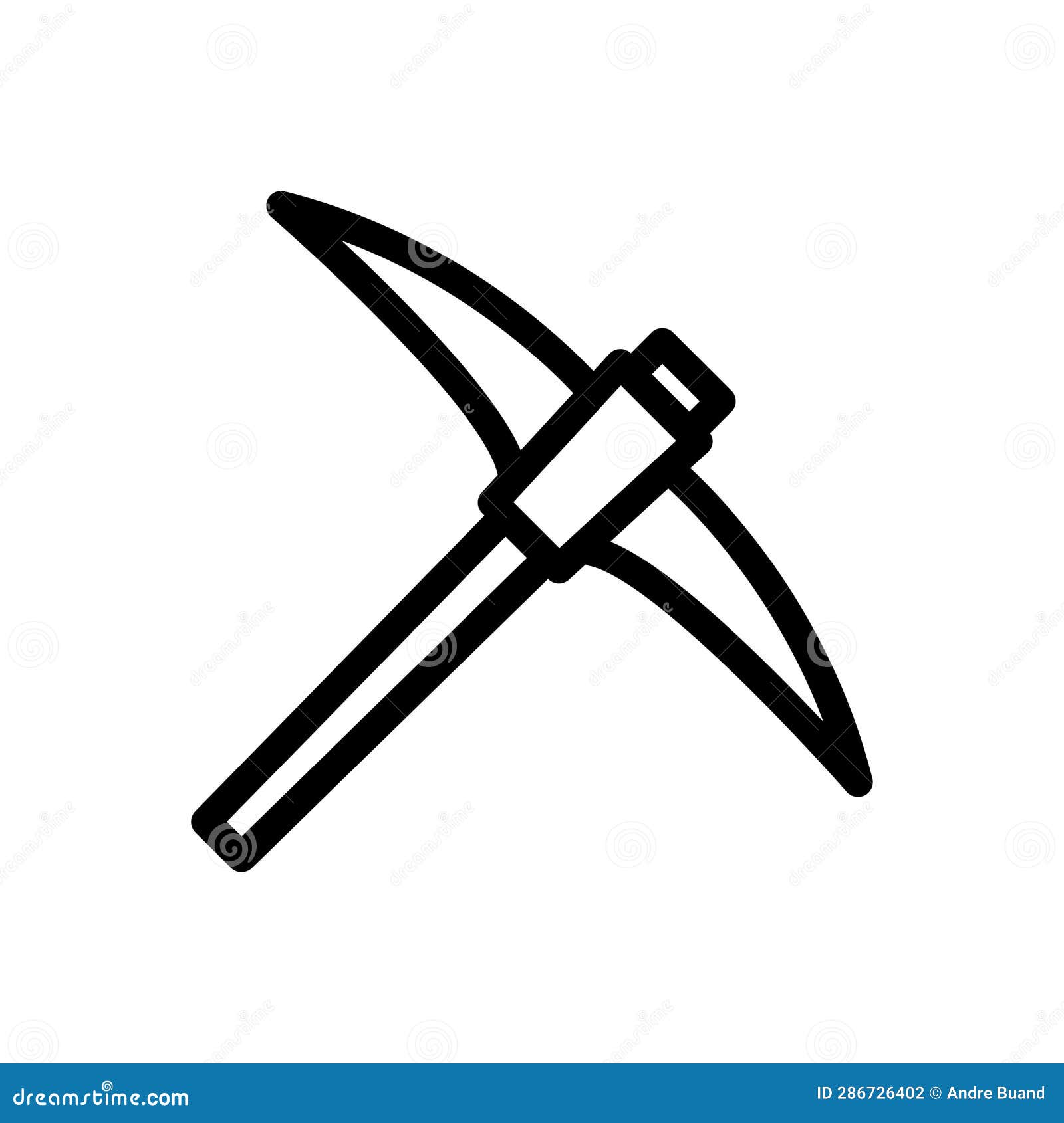 Pickaxe Icon Illustratin Vector Graphic | CartoonDealer.com #286726402