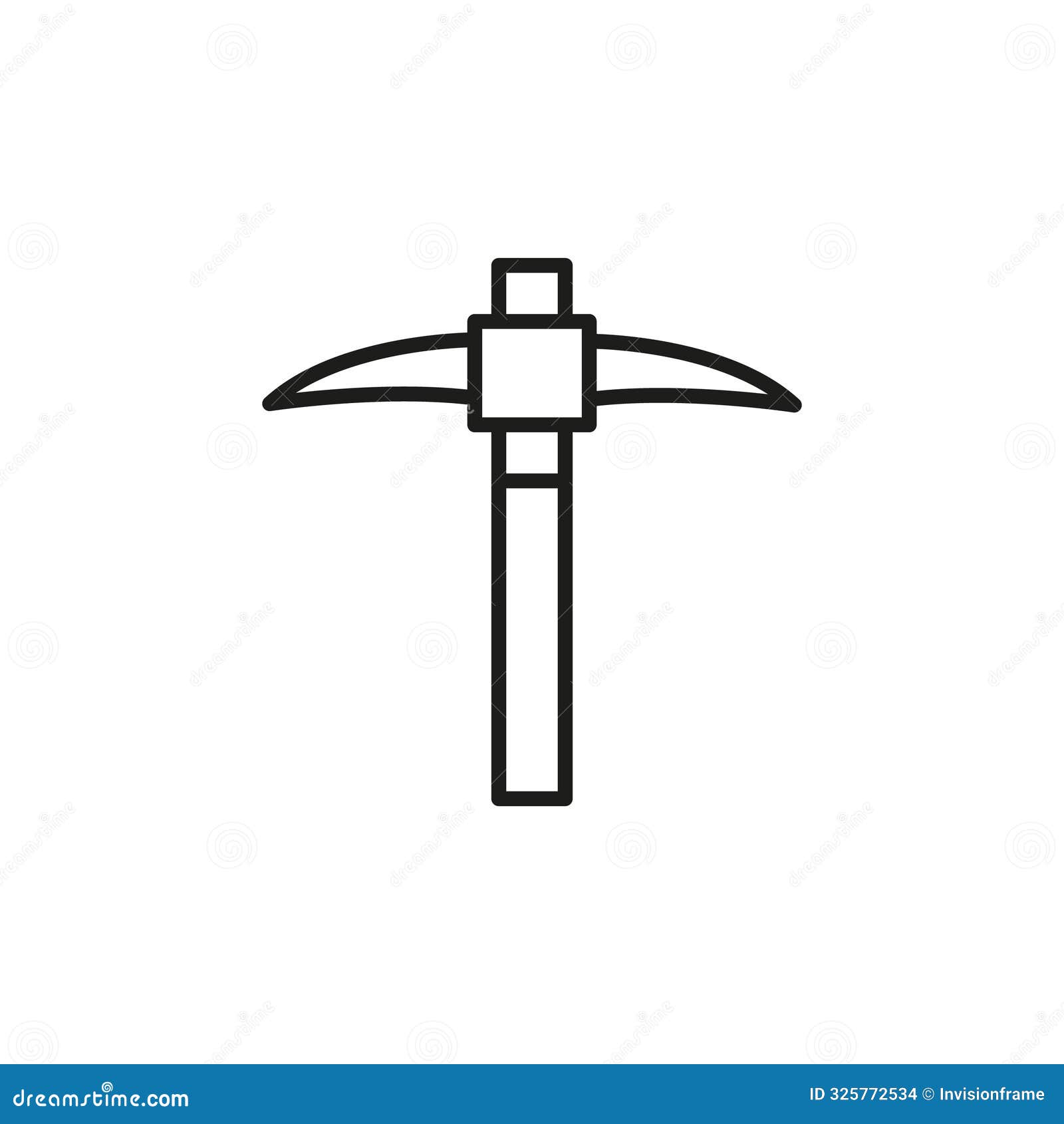 Pickaxe icon stock illustration. Illustration of wheel - 325772534