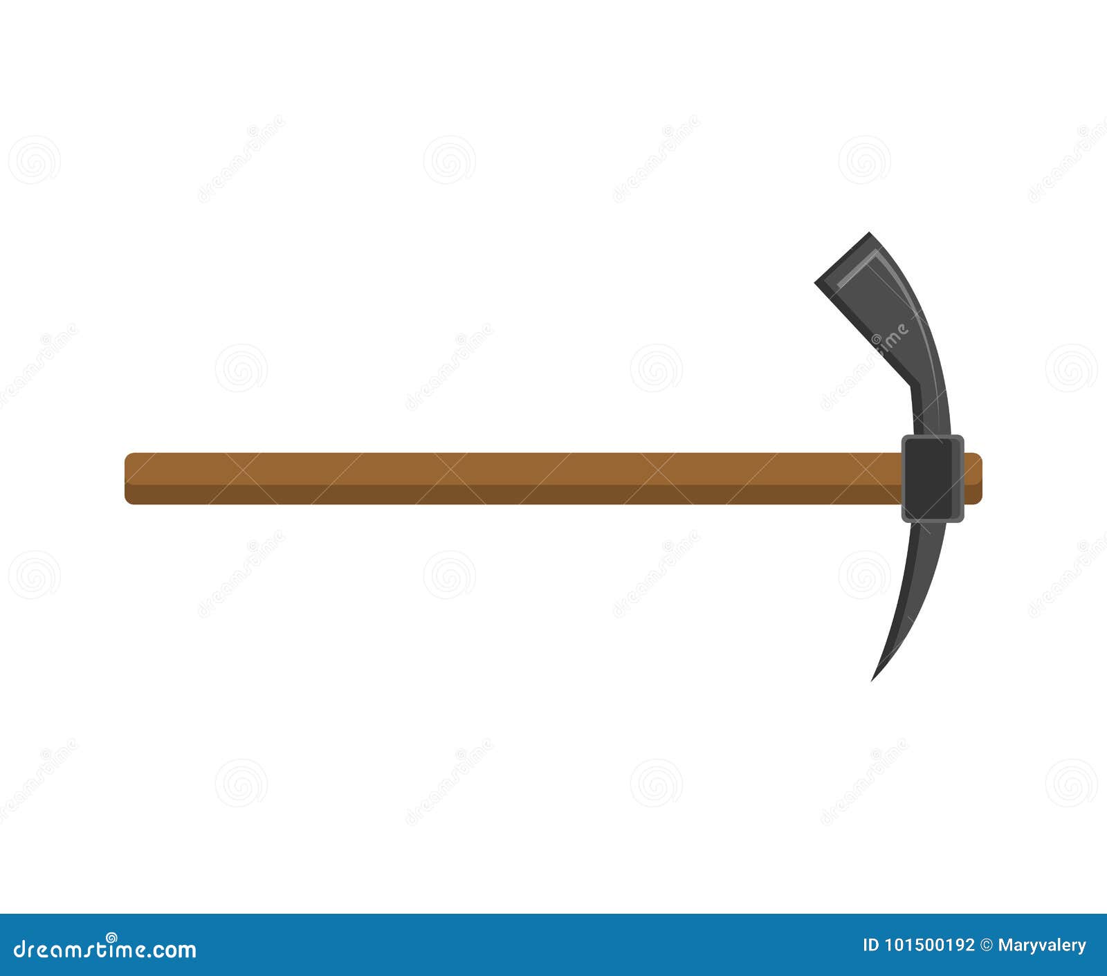 Pickaxe Isolated Tool for Mining. Accessory Miner Stock Vector ...