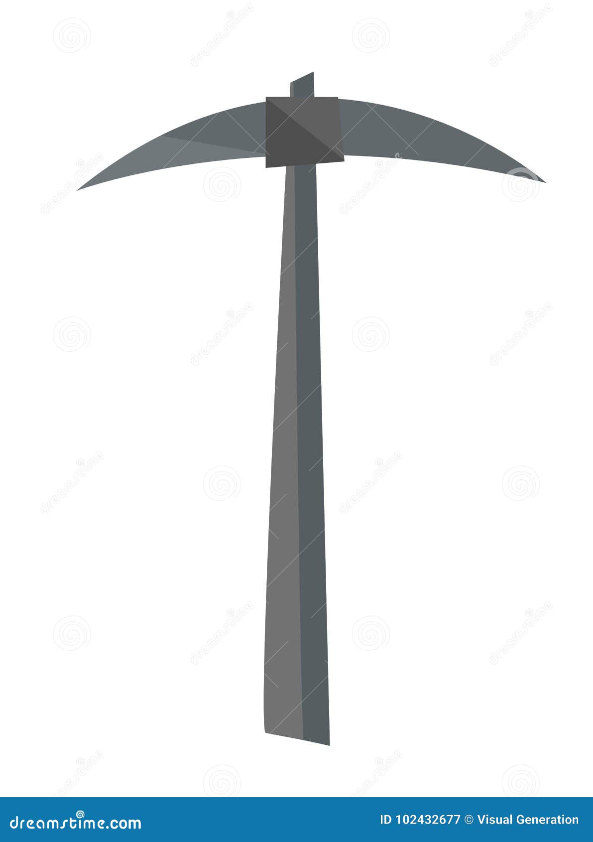 Pickaxe Mining Tool Vector Cartoon Illustration. | CartoonDealer.com ...