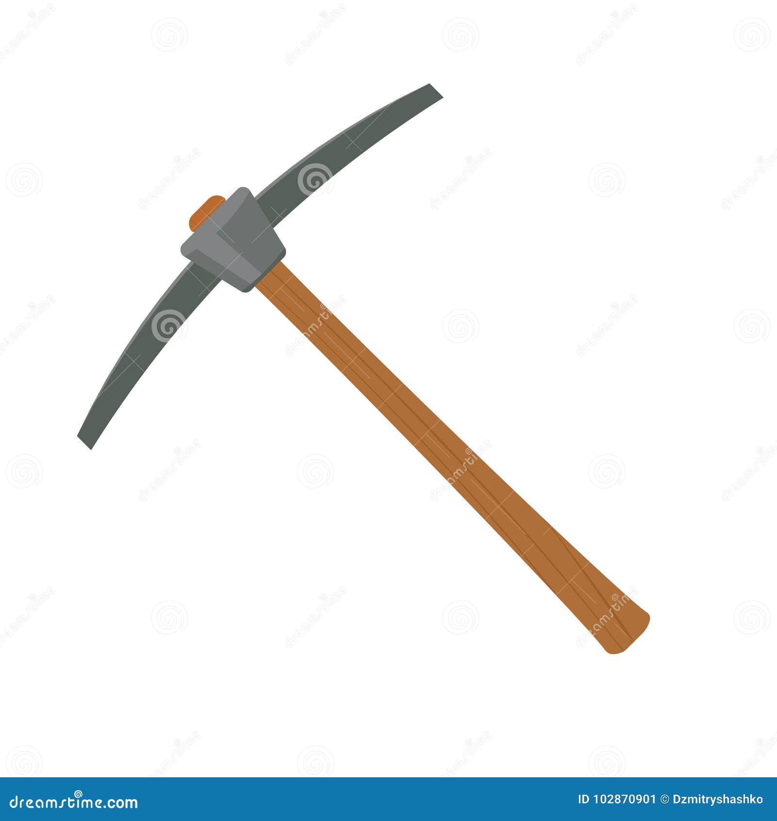 Pickaxe Mining Tool Vector Cartoon Illustration. | CartoonDealer.com ...