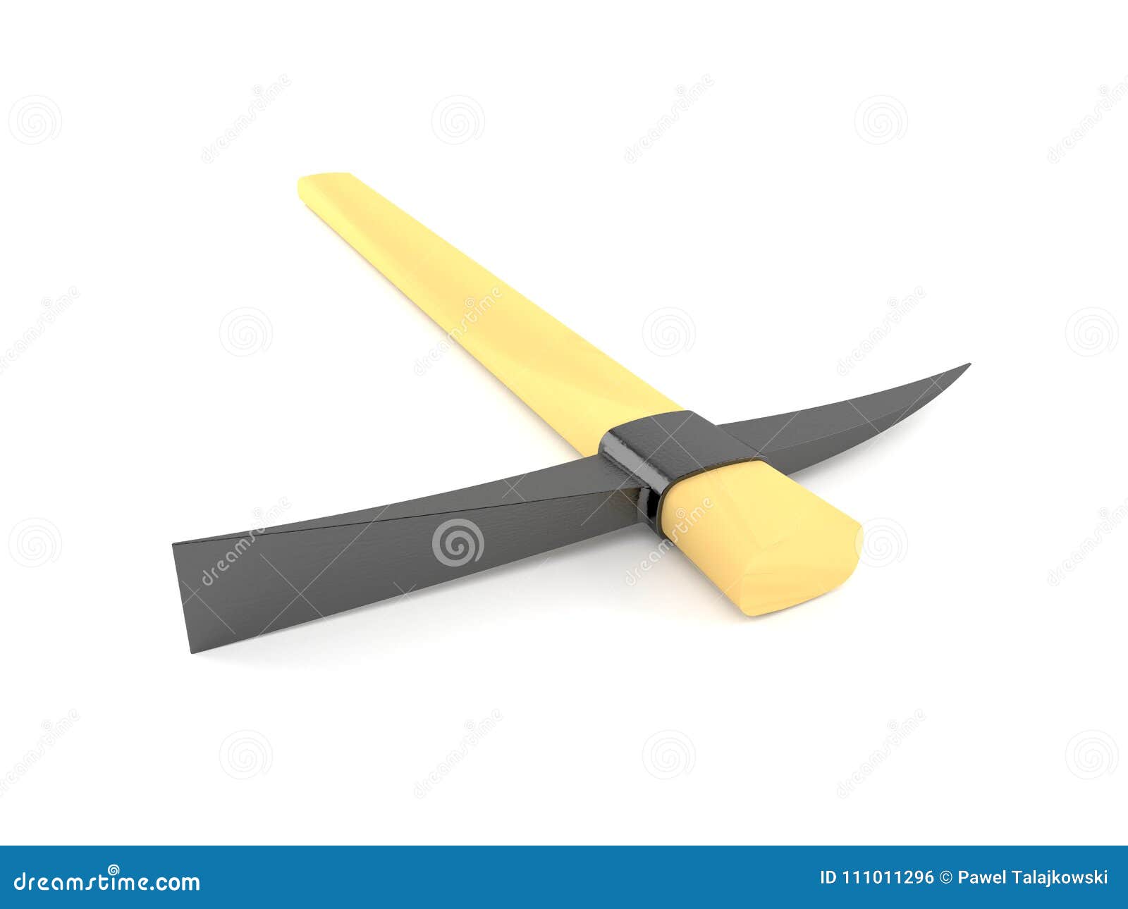Pickaxe stock illustration. Illustration of white, helmet - 111011296