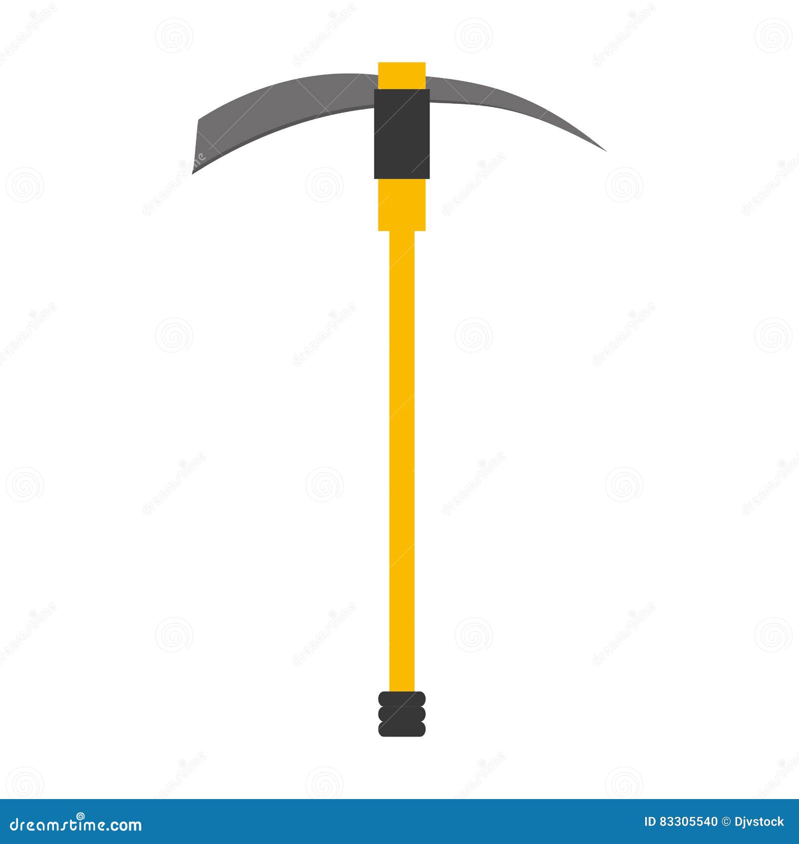 Pickaxe Tool Mining Extraction Stock Illustration - Illustration of ...