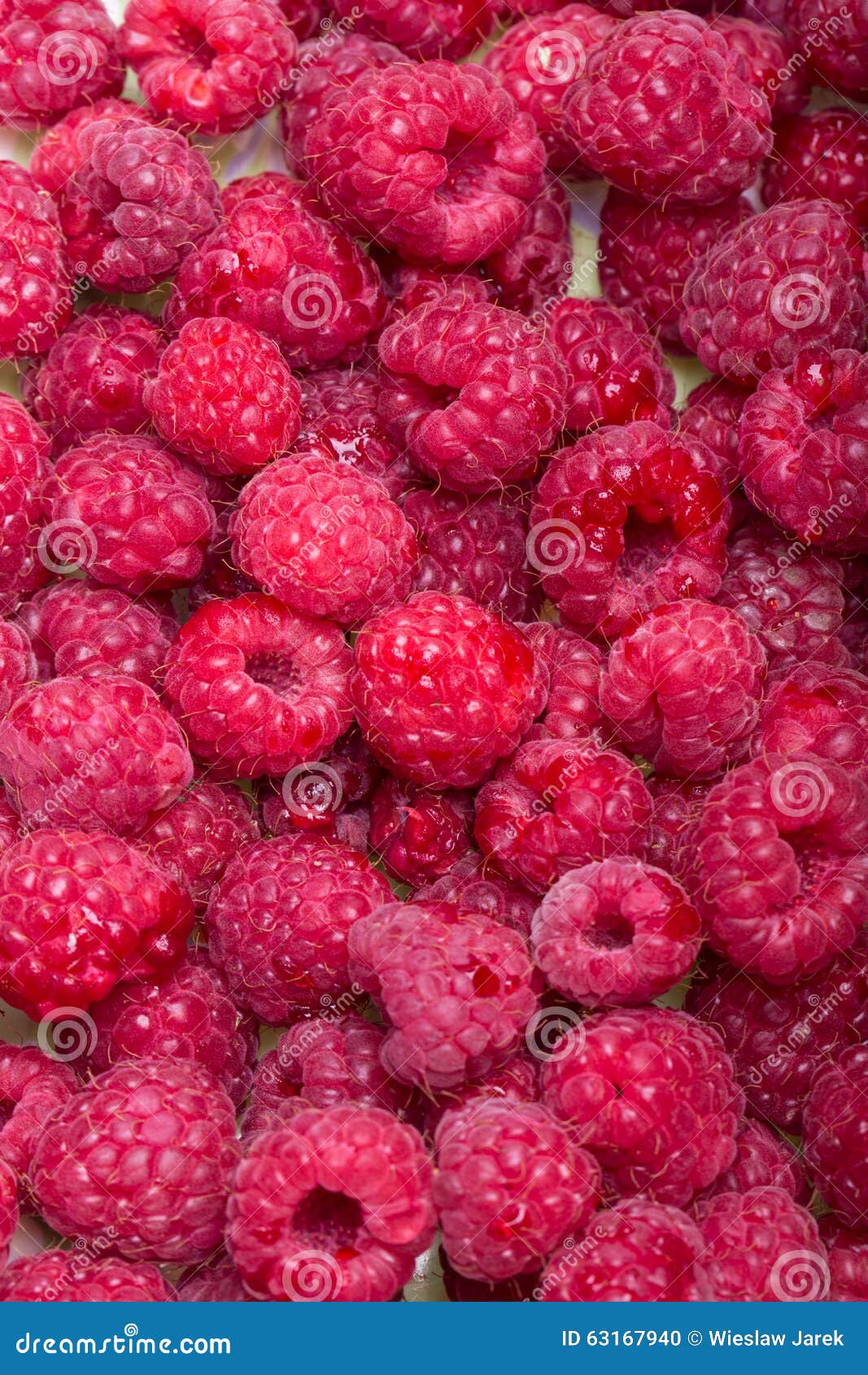 Picked Ripe Red Raspberries. Stock Photo - Image of beautiful ...