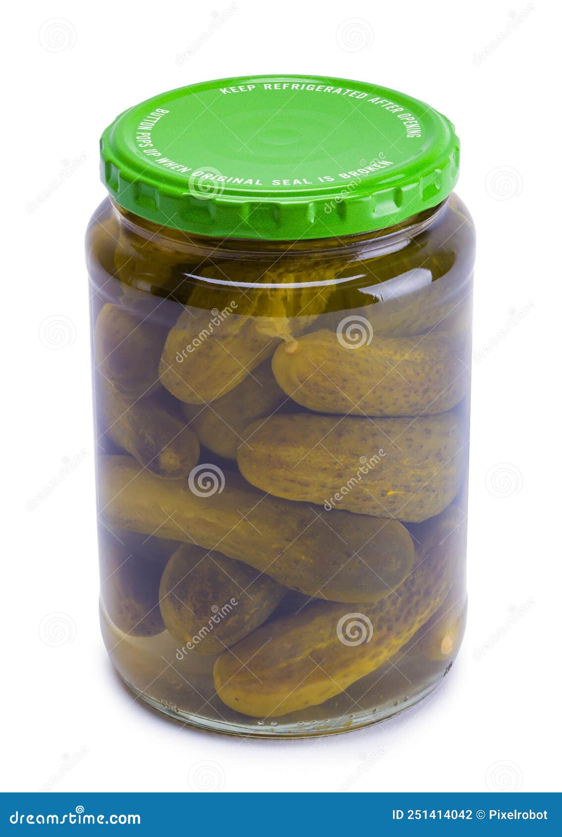 Pickels in Jar stock photo. Image of vegetable, organic - 251414042