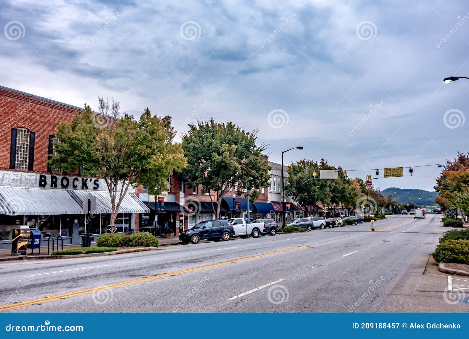 Pickens Downtown in South Carolina Upstate Editorial Photography ...