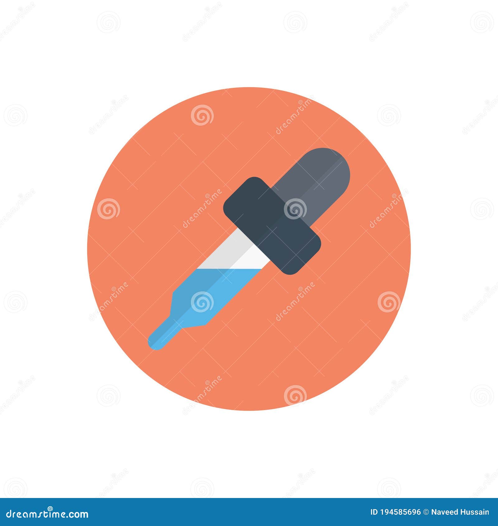 Picker Vector Flat Color Icon Stock Vector - Illustration of ...