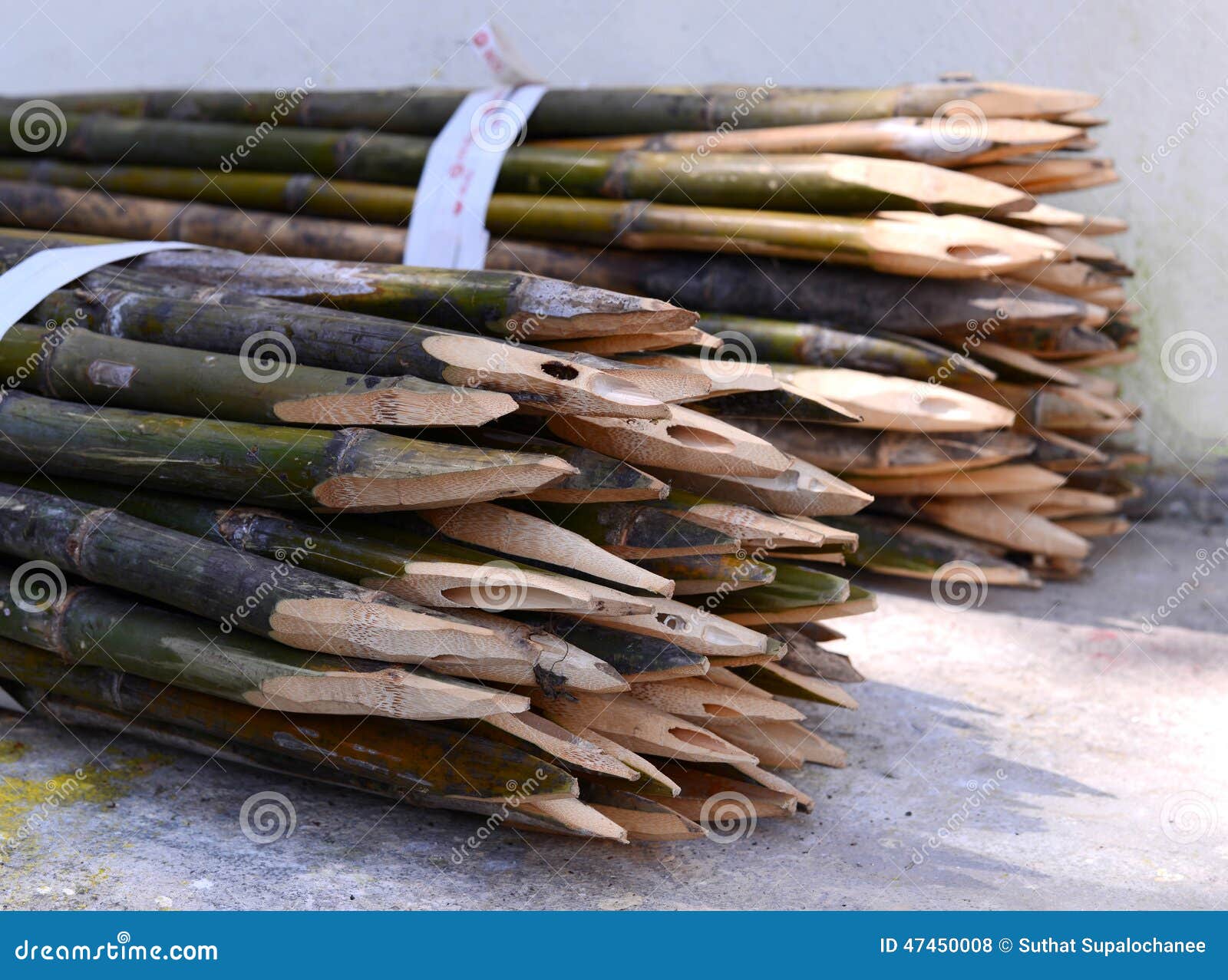 Picket bamboo fence stock photo. Image of pattern, building - 47450008