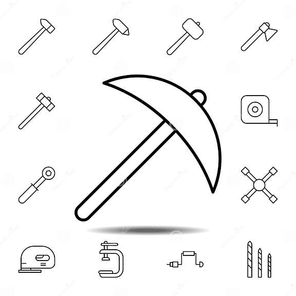 Picket Icon. Simple Thin Line, Outline Vector Element of Construction ...