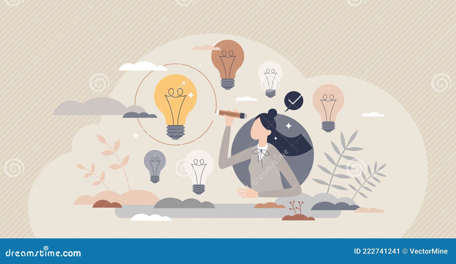 Picking Ideas and Best Option Selection As Creative Work Tiny Person ...